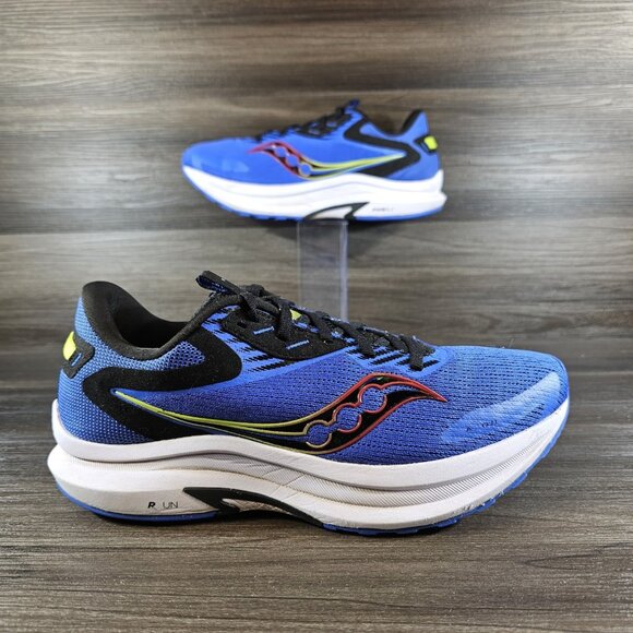 Saucony | Shoes | Saucony Axon 2 Running Shoes Blue Raz Acid Mens Size ...